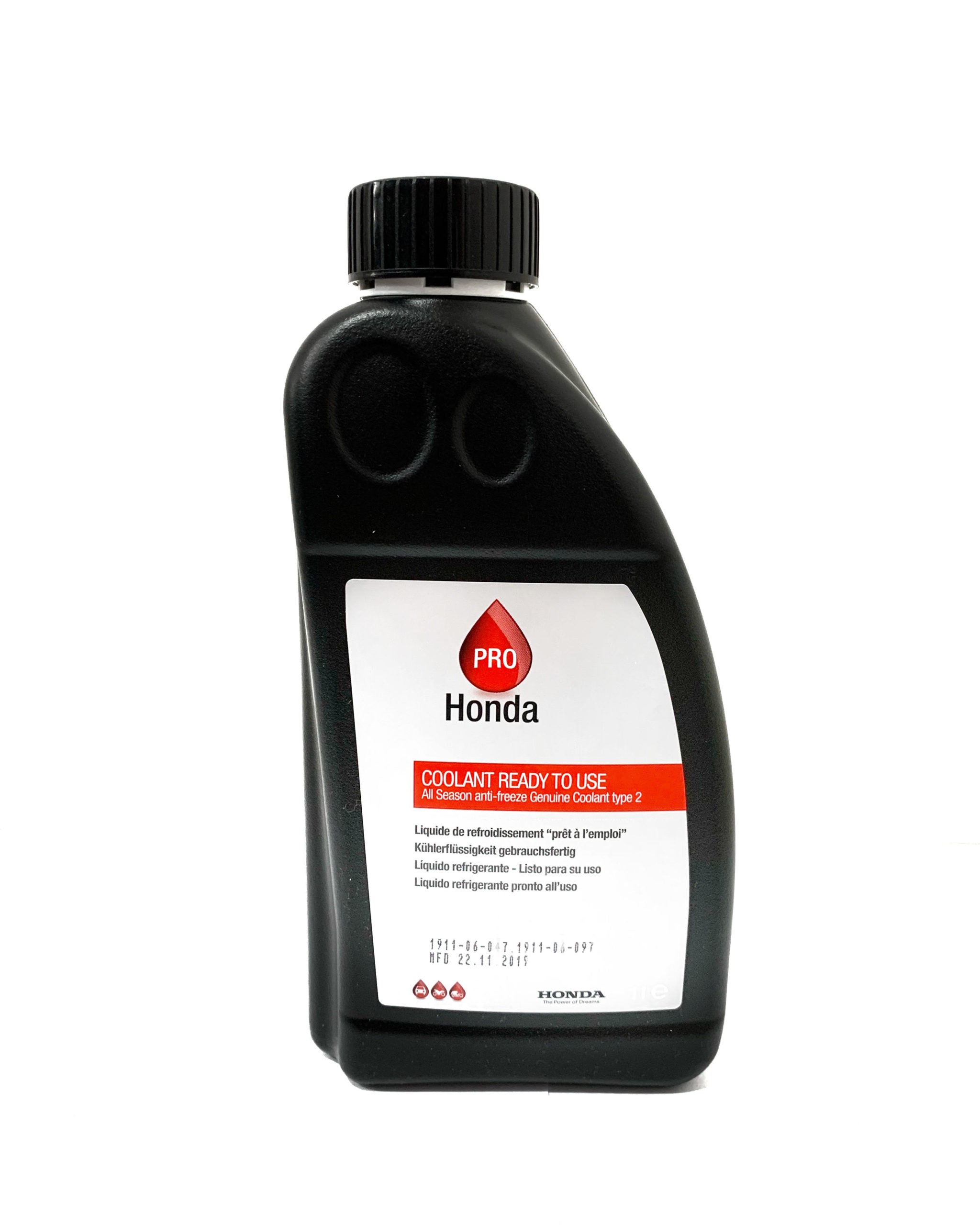 Honda Type 2 Coolant Ready-To-Use 1 Litre 08CLA-G01-6S1 (08CLAG016S1)
